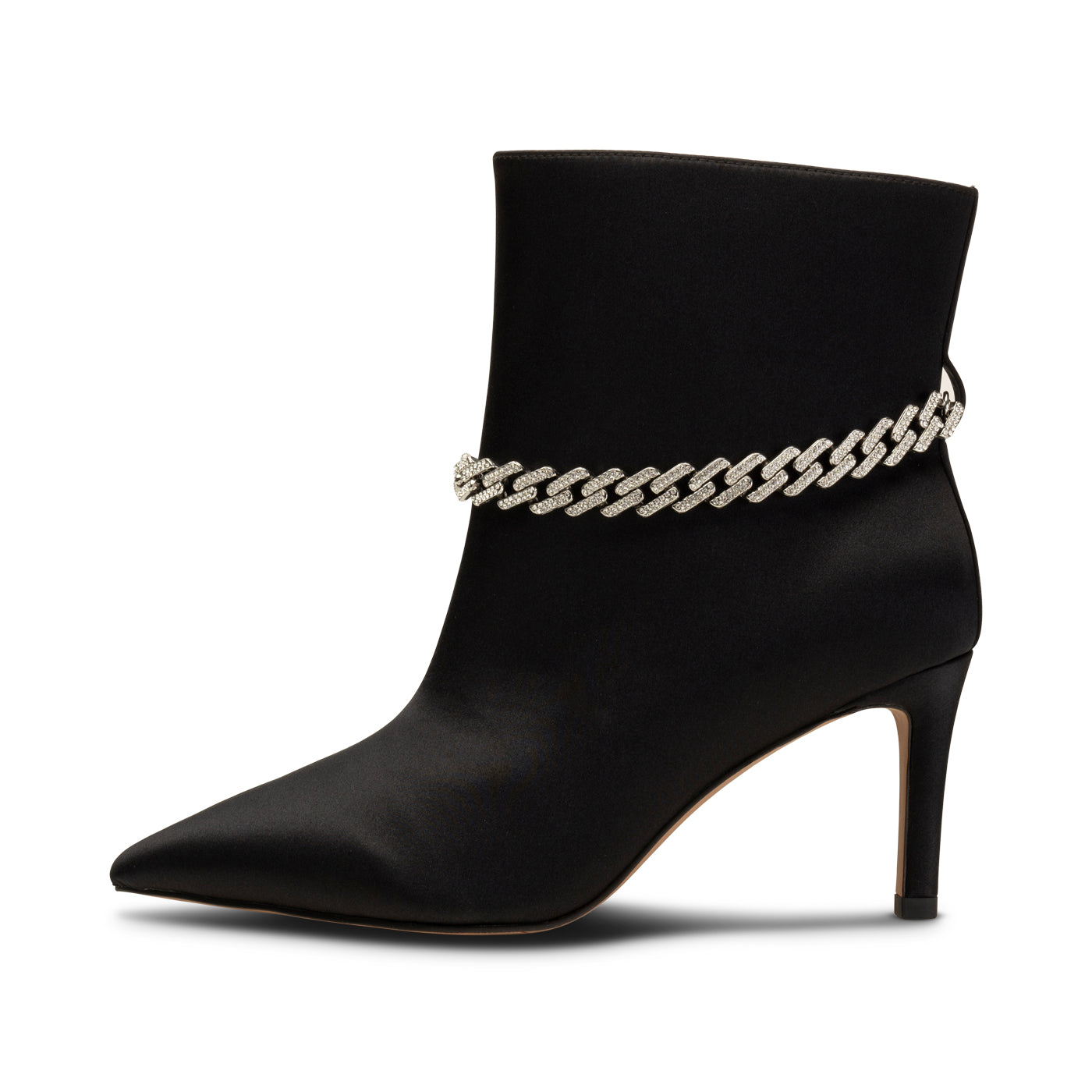 Harper Chain Bootie Satin - BLACK – SHOE THE BEAR - COM