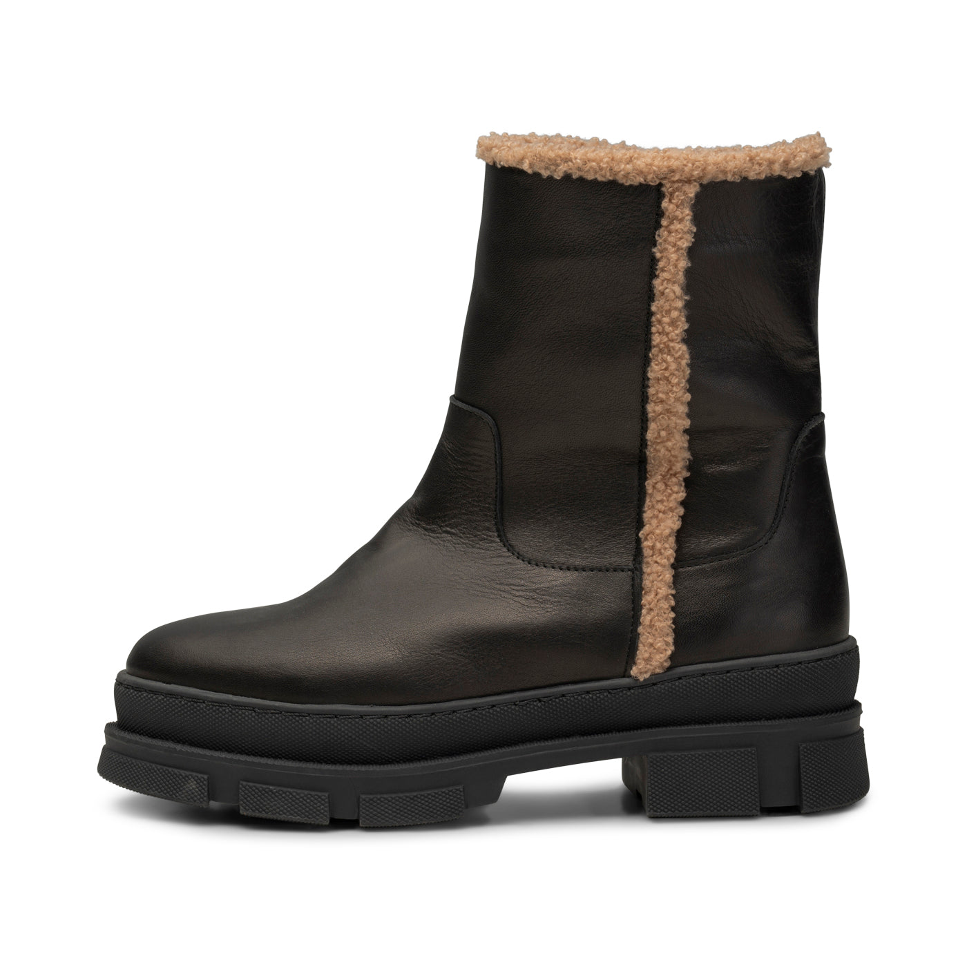 Olga boot leather warm - BLACK – SHOE THE BEAR - COM